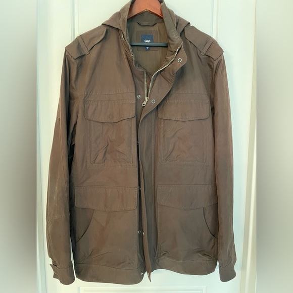 GAP | Jackets & Coats | Mens Gap Brown Jacket Raincoat | Poshmark